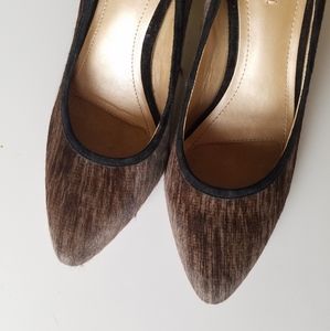 Alex Marie | Shoes | Alex Marie Brown Faux Fur Hair 325 Heels | Poshmark